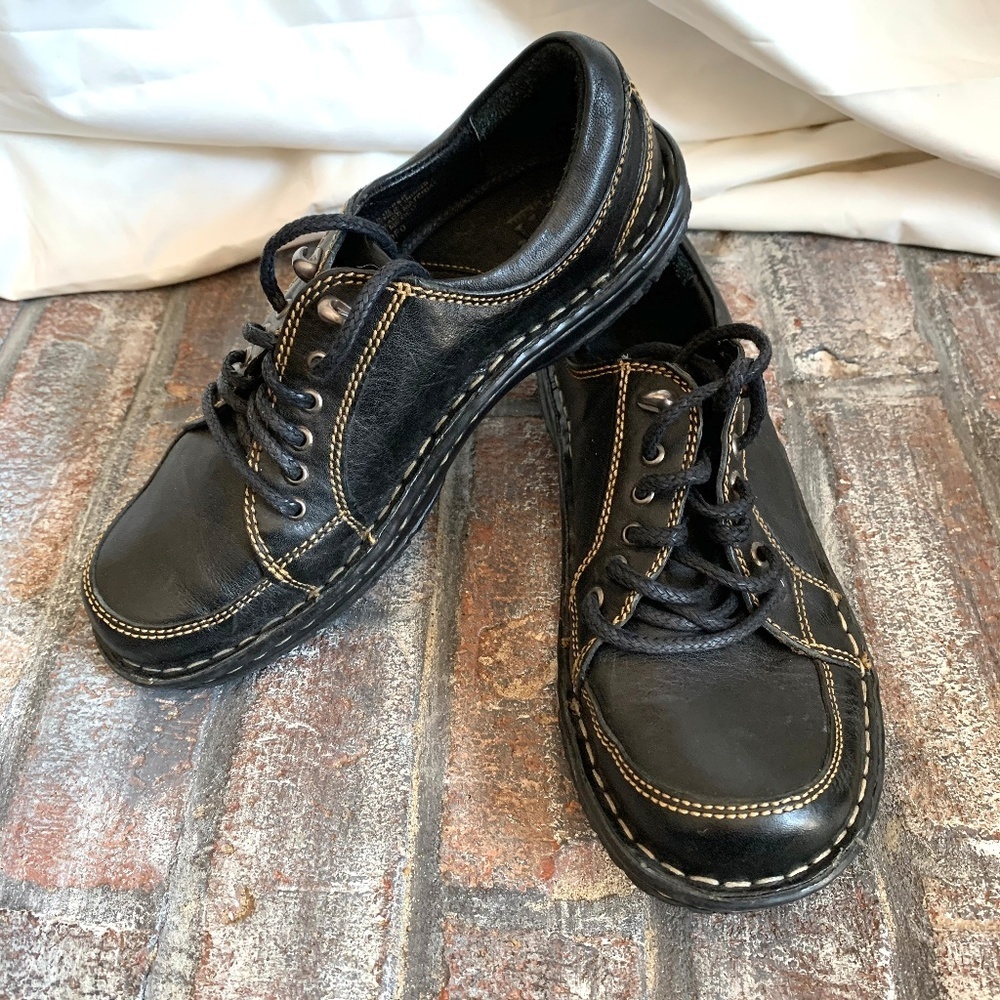 Born Concept Crown Black Bowling Leather Shoes 6.5 - Gem